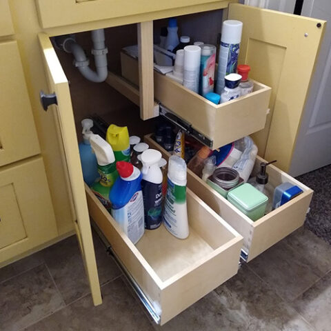 Custom Shelves and Storage | Wichita KS | Slide Out Shelf Solutions