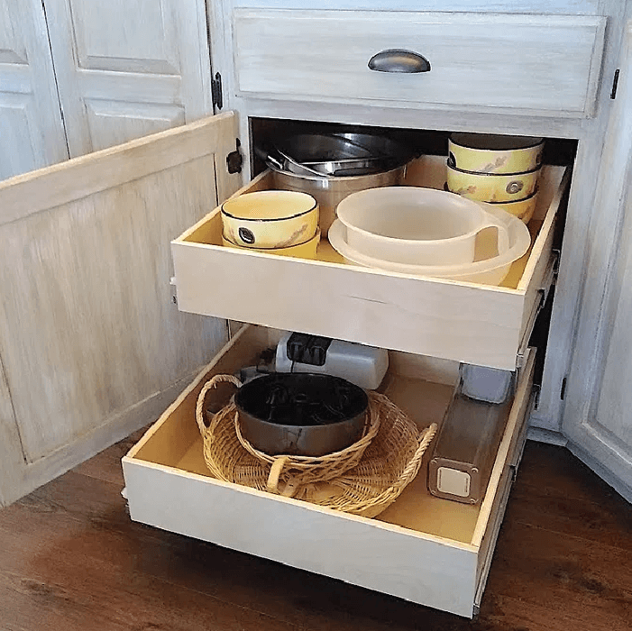 How We Install Custom Slide Out Shelves | Wichita, KS