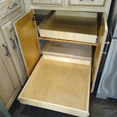 Custom Shelves and Storage | Wichita KS | Slide Out Shelf Solutions